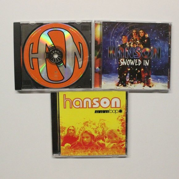 Media | Hanson 3 Cd Lot Middle Of Nowhere Snowed In Mmm Bop Single ...